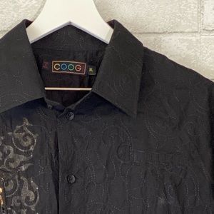 COOGI | Shirts | Coogi Luxe Vintage Spellout Button Down Shirt | Poshmark